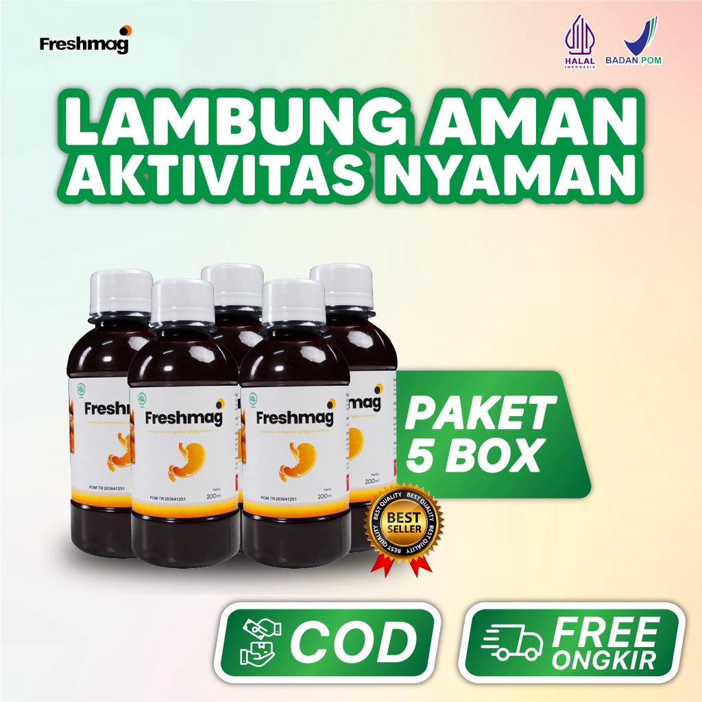 Jual Freshmag Ori Original Paket 5 Fresh Maag Presmag Original Madu Khusus Maag Asam Lambung ...