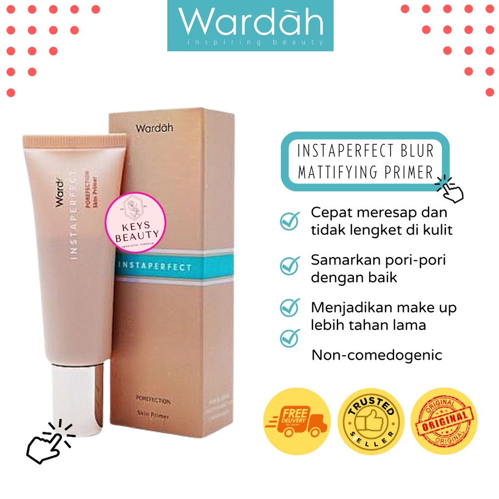 Jual Wardah Instaperfect Blur Mattifying Primer 20 ml (Real Skin Pore ...