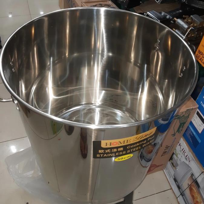 Jual panci stainless steel home line 50cm( 100ltr) | Shopee Indonesia