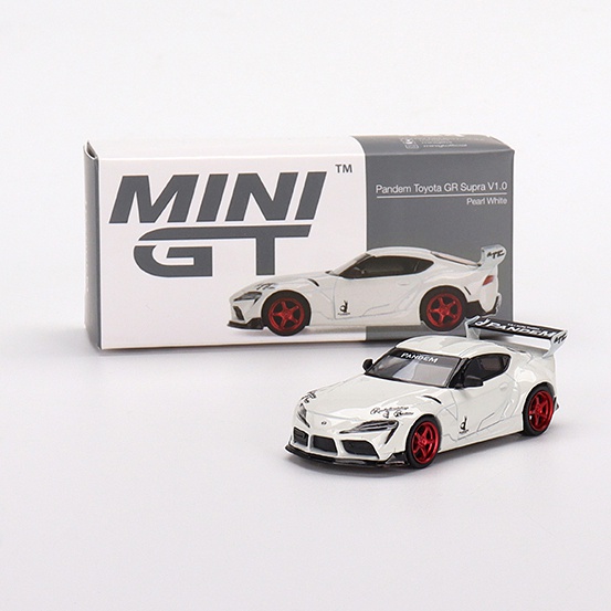 Jual Mini GT Pandem Toyota GR Supra V1.0 Pearl White | Shopee Indonesia