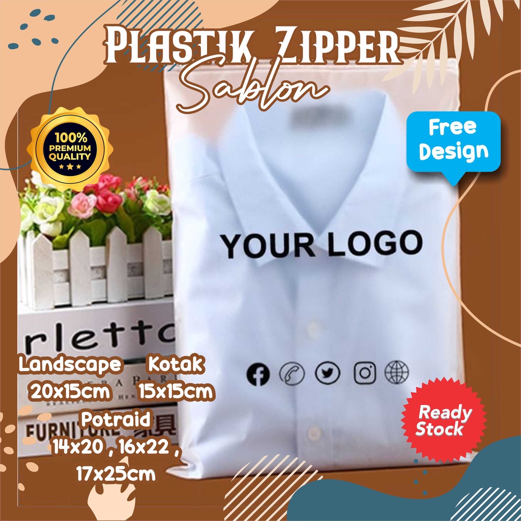 Jual Plastik Zipper Sablon, Plastik Zipper Custom, Tas Plastik Zipper ...