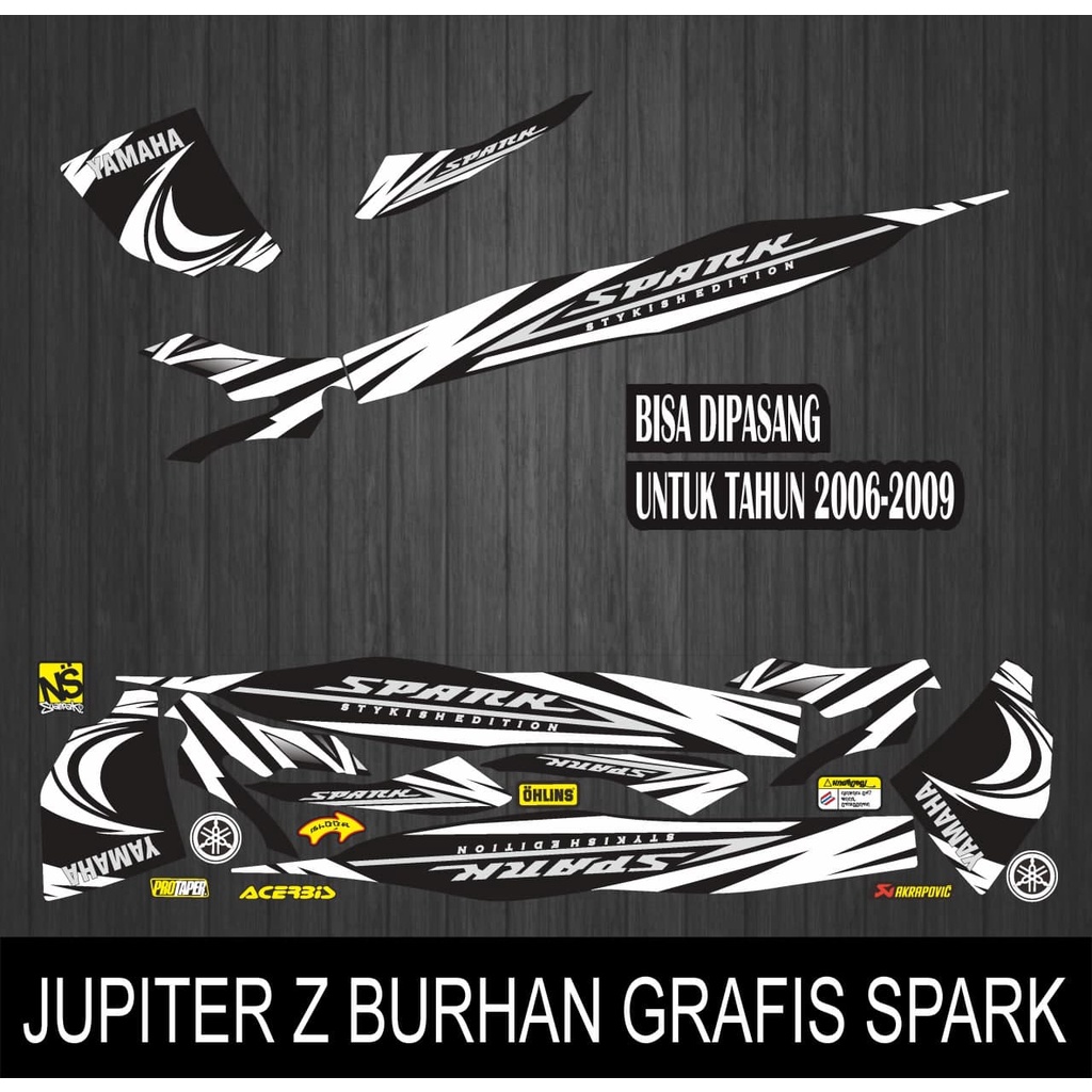 Jual STRIPING JUPITER Z BURHAN GRAFIS SPARK | Shopee Indonesia