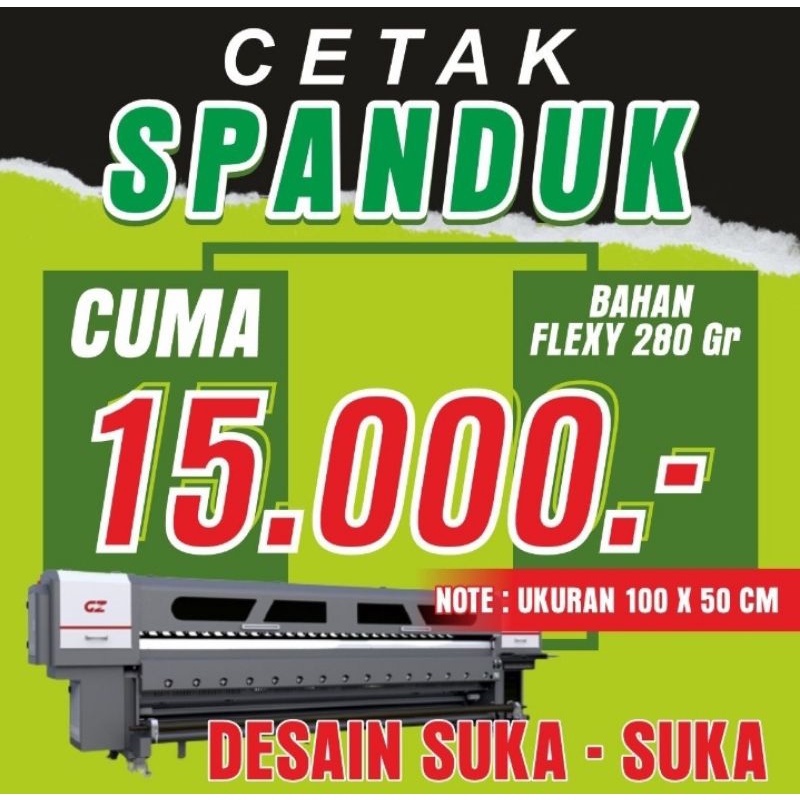Jual CETAK SPANDUK MURAH | Shopee Indonesia