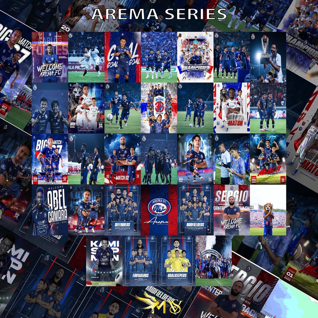 Jual POSTER DINGDING AESTHETIC / POSTER AREMA / POSTER BOLA / MURAH ISI ...