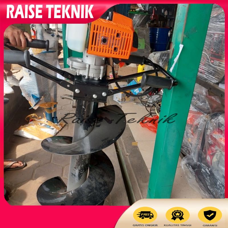 Jual MESIN BOR TANAH BIOPORI AUGER FIRMAN FPD 62 + 400MM 14INCH ...