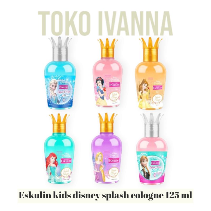 Jual Eskulin Kids Disney Princess Splash Cologne 125 ml | Shopee Indonesia