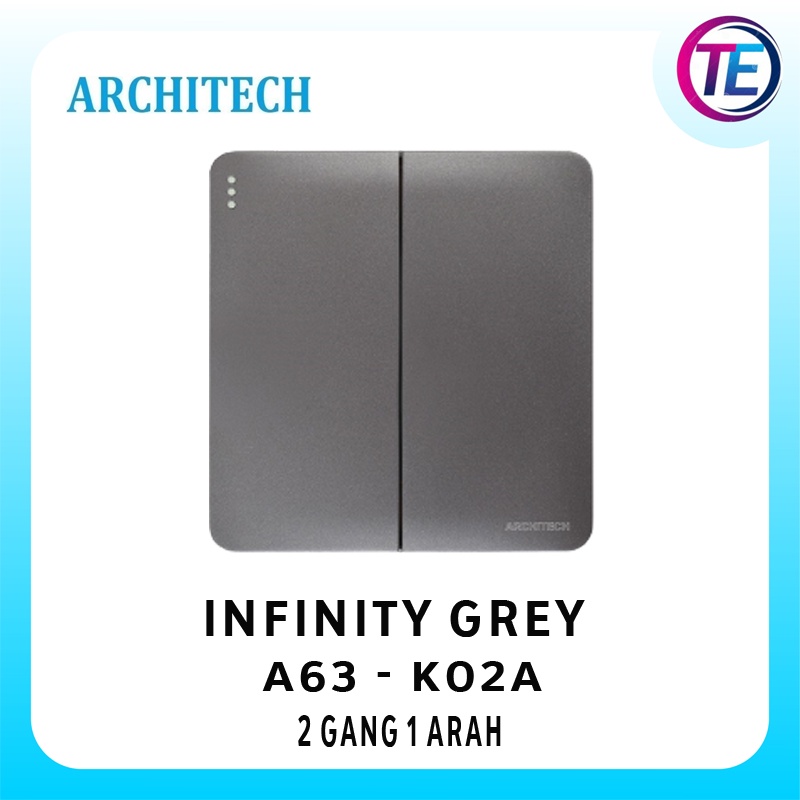 Jual SAKLAR INFINITY GREY A63 ARCHITECH /STOP KONTAK/ SAKELAR/ CETEKAN SAKLAR RUMAH | Shopee ...