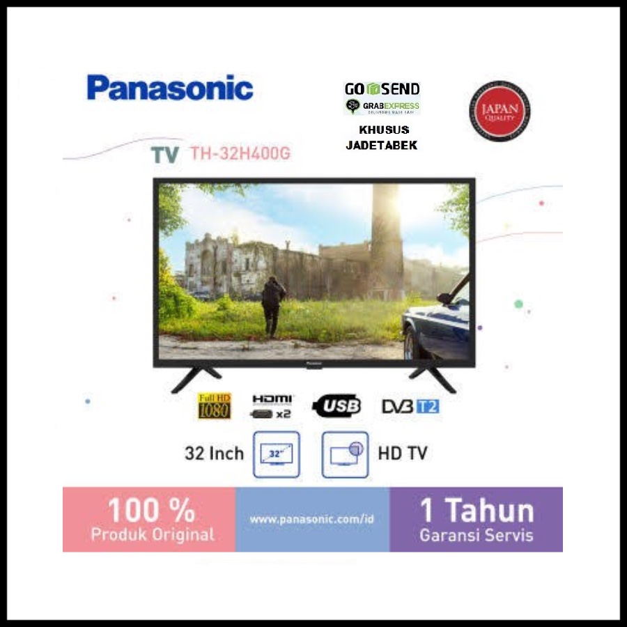 Jual LED TV Panasonic 32 Inch TH-32H400G / 32H400 HDTV DVB-T2 | Shopee ...