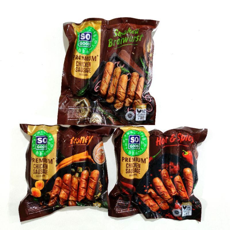 Jual SO GOOD premium chiken sausage 300gr | Shopee Indonesia