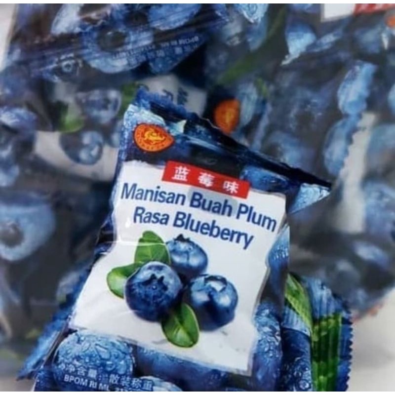 Jual manisan blueberry dan cherry yang mei berat 250gr | Shopee Indonesia