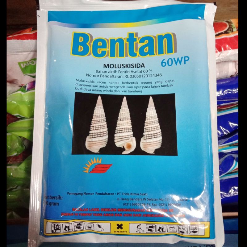 Jual BENTAN 60WP 100 GR MOLUSKISIDA PEMBASMI KEONG SAWAH | Shopee Indonesia