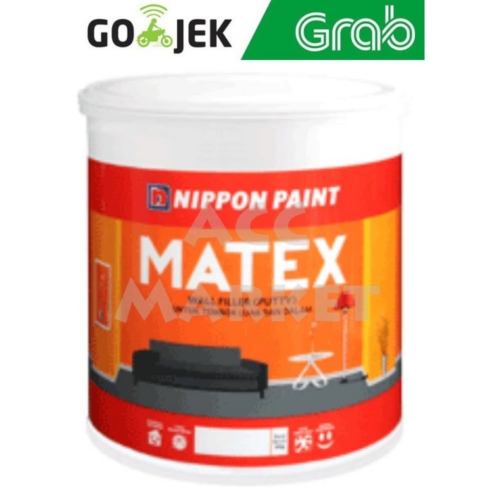 Jual Plamir Matex Nippon 4 Kg Dempul Plamir Putty Tembok Asbes Beton ...