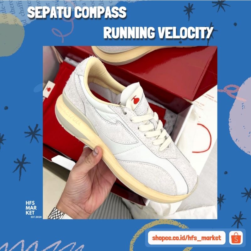 Jual [100%ORIGINAL] SEPATU COMPASS RUNNING VELOCITY TEMPL - ONLY 300PCS ...