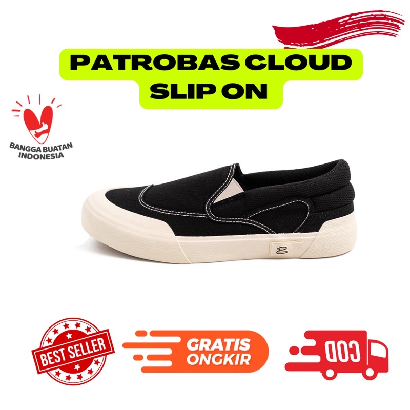 Jual Patrobas Cloud Slip On Series Original Lokal | Shopee Indonesia