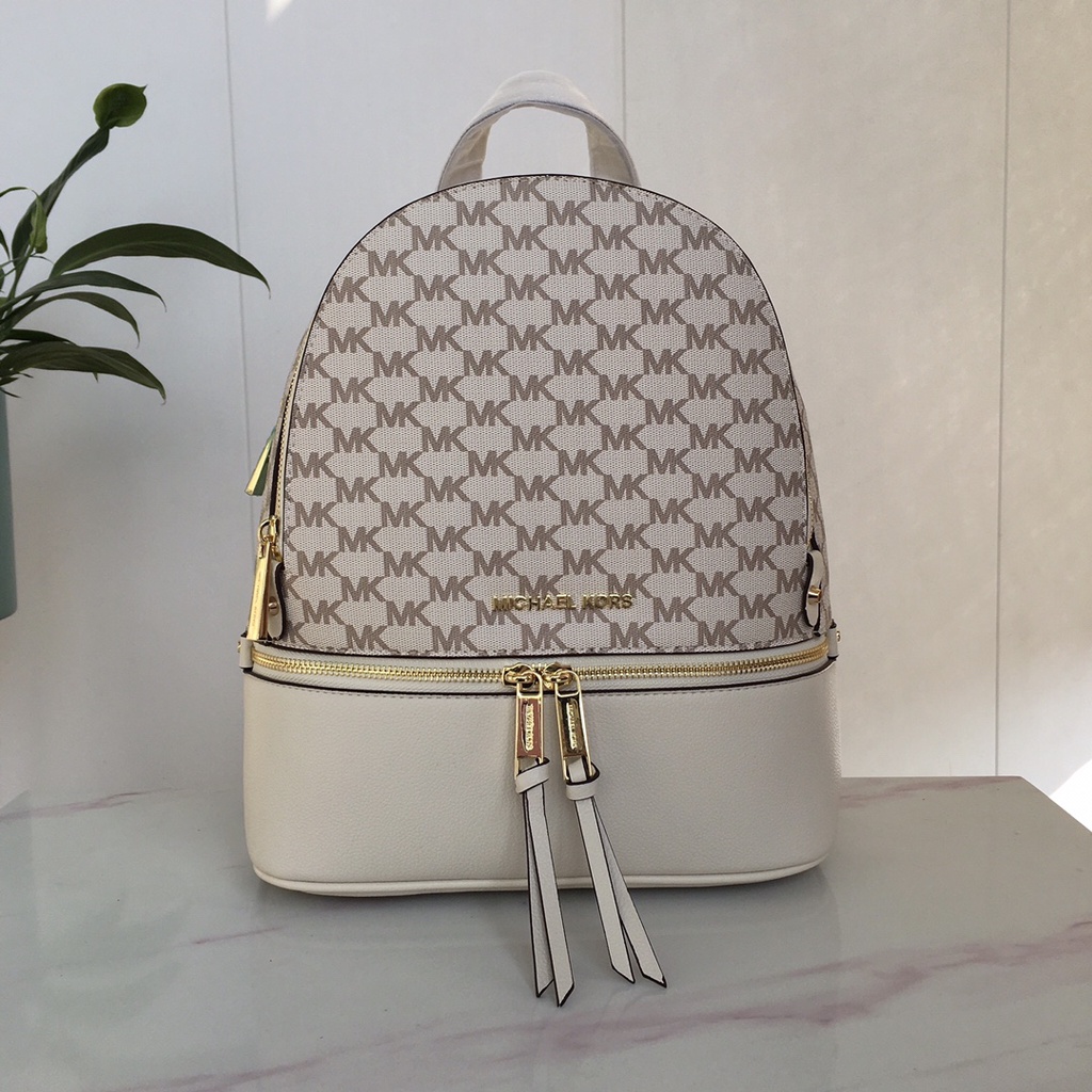 Jual Tas ransel kulit bunga bacaan medium terbaru MK Rhea Zip | Shopee ...
