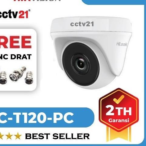 Jual CCTV21 Promo Camera CCTV Indoor 2MP HILOOK THC-T120-PC Free 2Pcs BNC | Shopee Indonesia