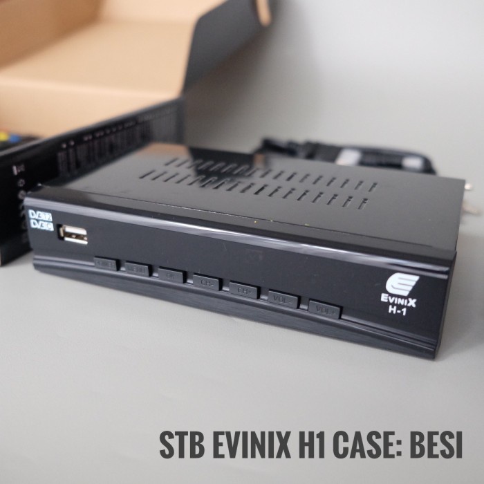 Jual LANGSUNG ORDER!! Set Top Box DVB T2 TV Digital Indonesia Evinix H1 ...