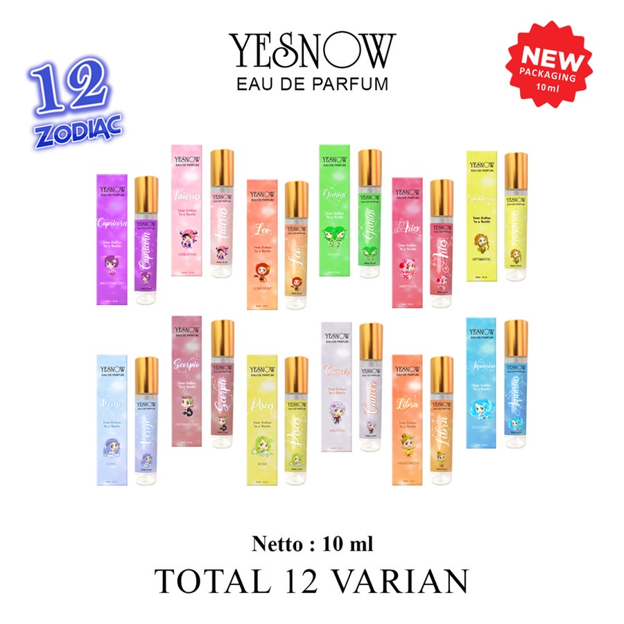 Jual YESNOW ZODIAC EAU DE PARFUME 10ML | Shopee Indonesia