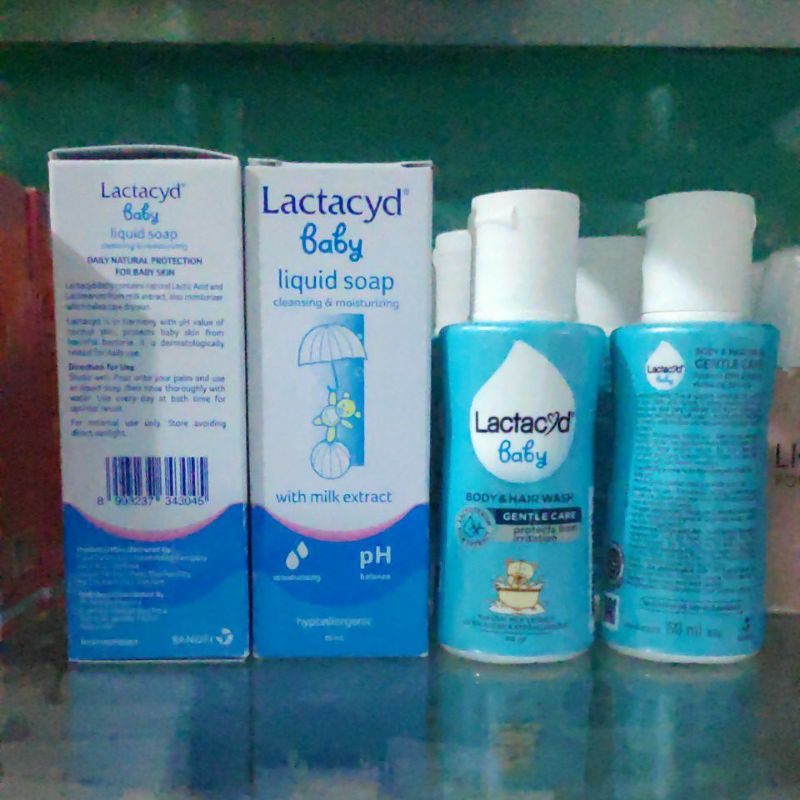 Jual Lactacyd baby 60 ml liquid soap sabun cair bayi kulit sensi ...