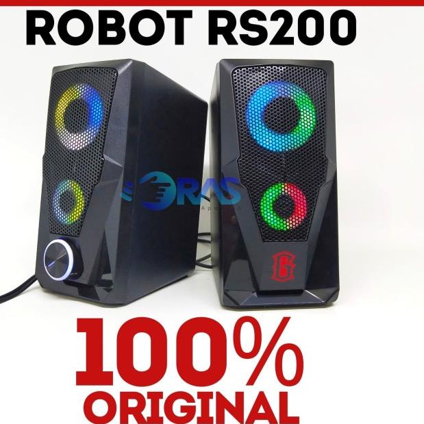 Jual Speaker Robot RS200 Spiker Speker Gaming E-Sport Esport LED RGB ...