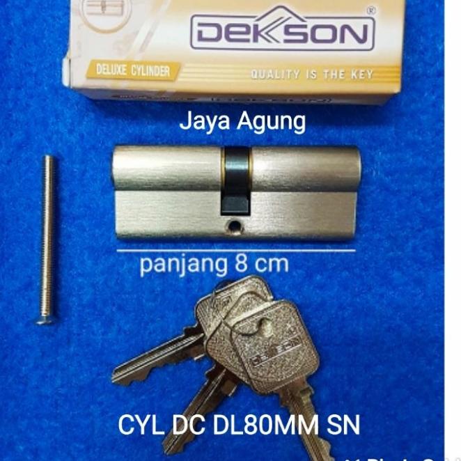 Jual cylinder Dekson DC DL 80mm 8 cm SN /Kunci Silinder Dekson | Shopee ...