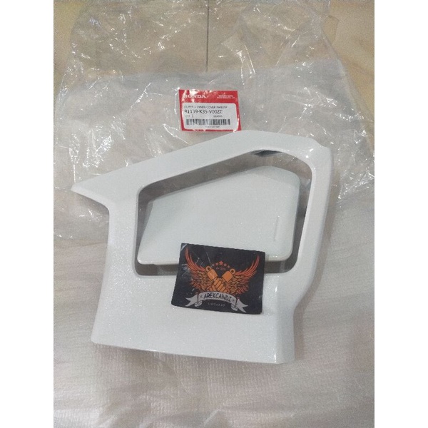 Jual cover tutup laci kiri PCX 150 cbu led putih ori ahm | Shopee Indonesia