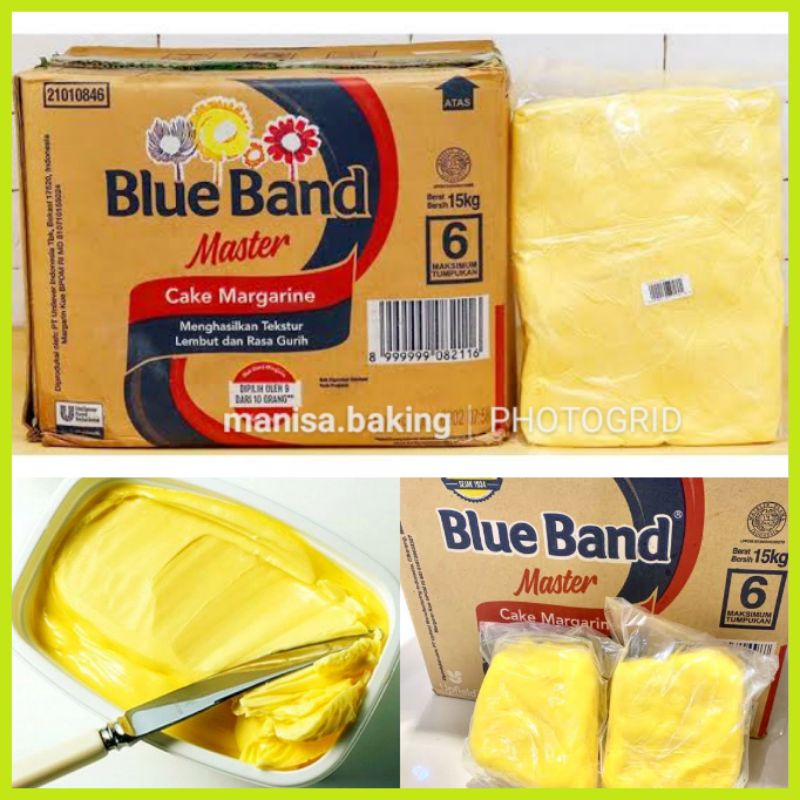 Jual BLUEBAND MASTER MARGARINE 1 KG MARGARIN MENTEGA KILOAN | Shopee ...