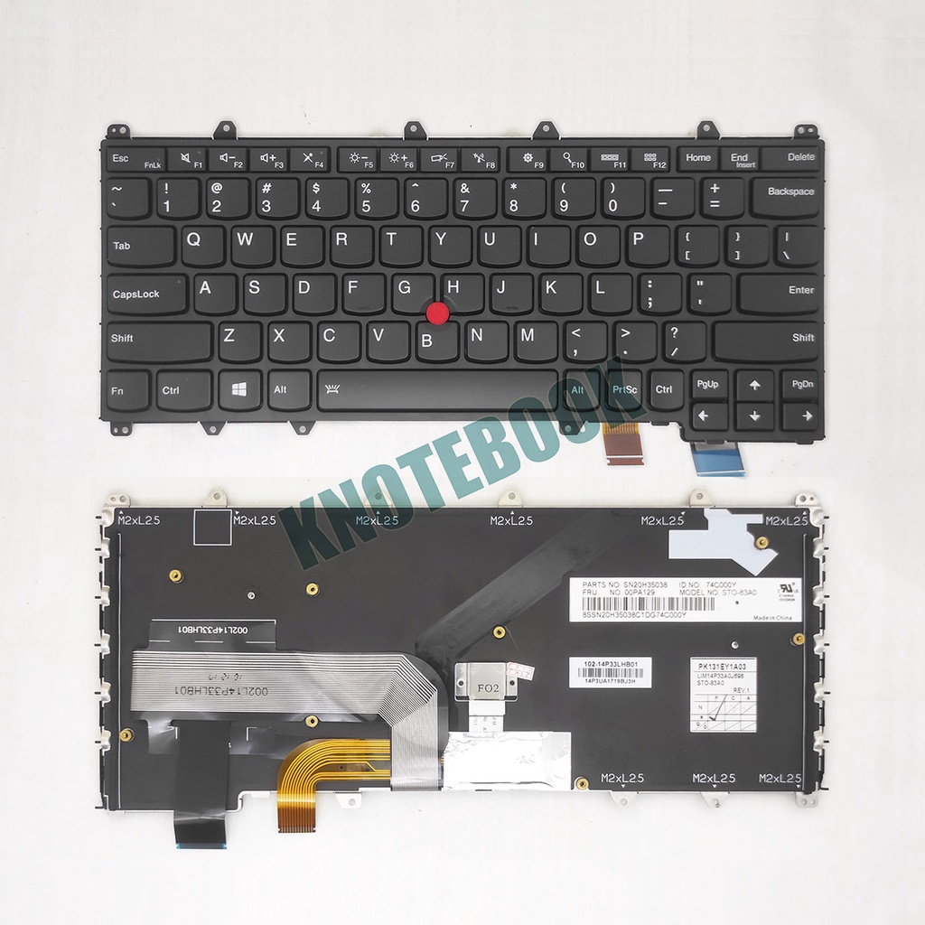 Jual Keyboard Lenovo ThinkPad Yoga 260 Yoga 370 Backlight | Shopee ...