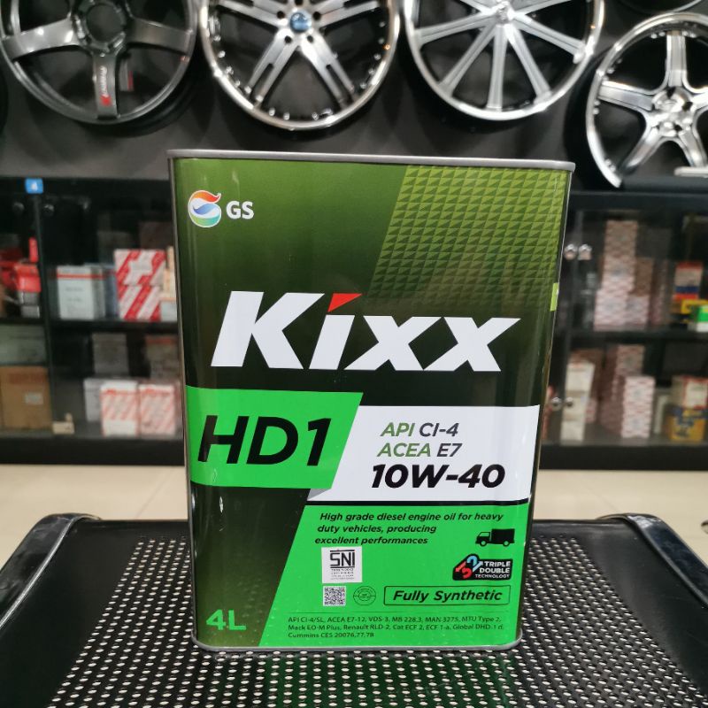 Jual Oli Kixx HD1 Diesel Sae 10W-40 ACEA E7 Api CI-4 Kemasan Galon (4 ...