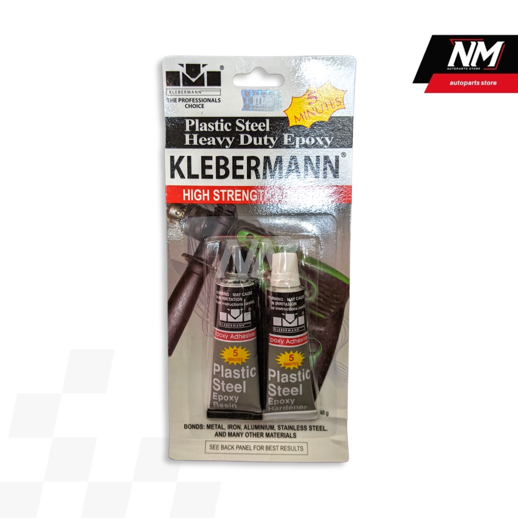 Jual Lem Besi KLEBERMANN Plastic Steel Heavy Dutty Epoxy 48gr Lem Baja ...