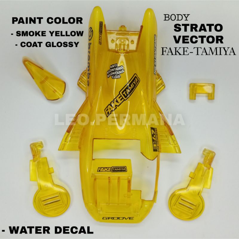 Jual REP BODY STRATO VECTOR CUSTOM REPAINT FAKE - TAMIYA | BODY STRATO ...