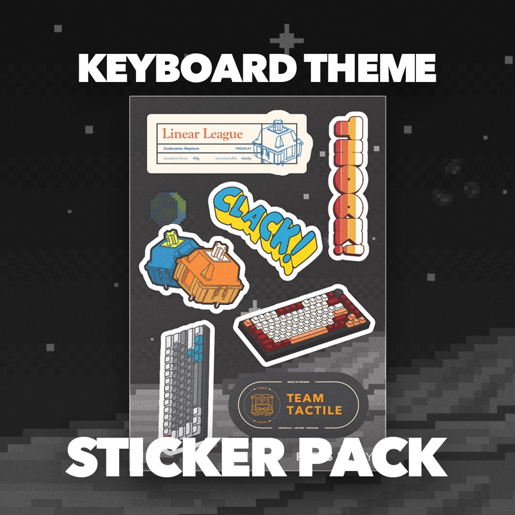 Jual Keyboard Theme Sticker Pack by Press Play | Shopee Indonesia