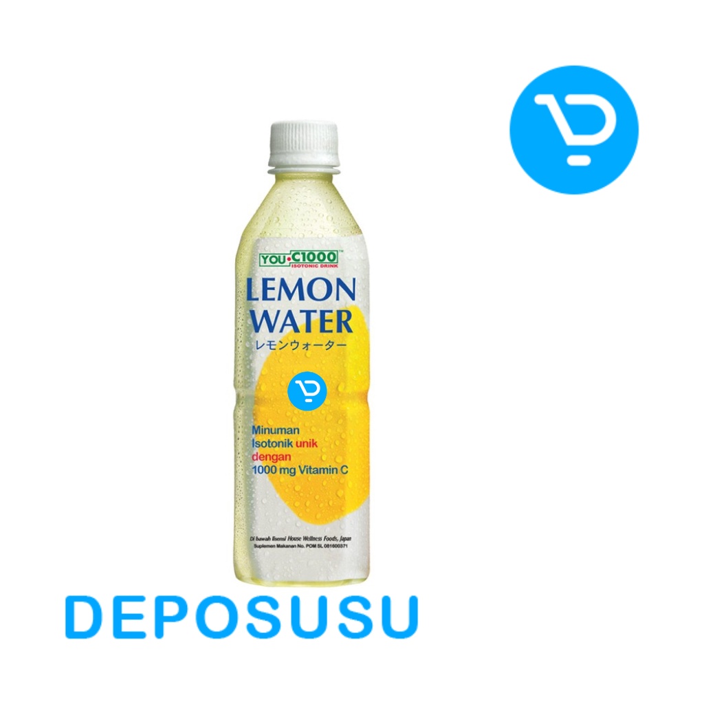 Jual YOU C1000 LEMON / ORANGE WATER 500 ml | Shopee Indonesia