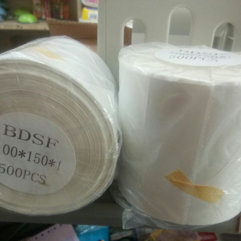 Jual Stiker /kertas Tempel printer Label Thermal 100x150 ukuran A6 isi ...