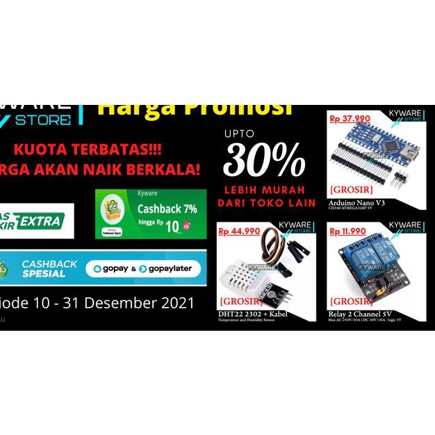 Jual AC Light Dimmer Robotdyn Module 1 Channel 220V 110V logic 5V 3.3V ...