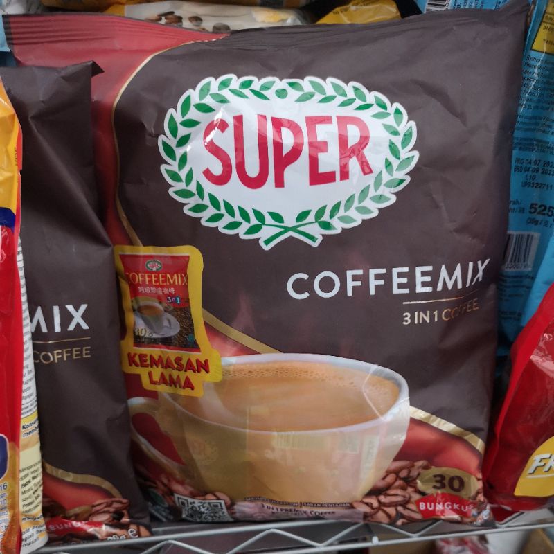 Jual super coffeemix instant kopi malaysia 3in1 | Shopee Indonesia