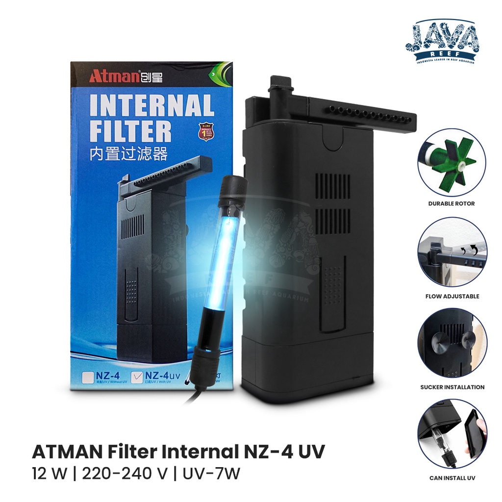 Jual ATMAN NZ-4 UV internal filter Pompa Air Celup | Shopee Indonesia