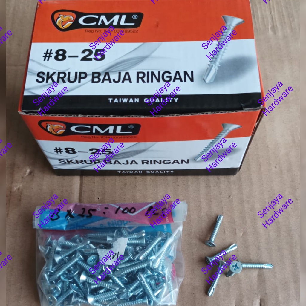 Jual Sekrup skrup baja ringan SDS kepala plus | Shopee Indonesia