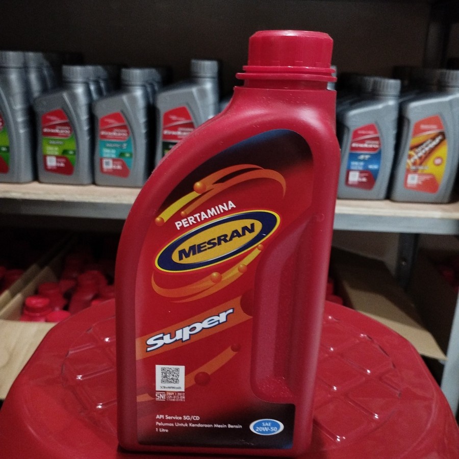 Jual Pertamina Mesran Super 20/50 1 liter | Shopee Indonesia