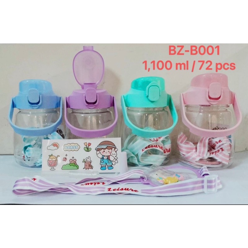 Jual Botol Gemoy Bening 1,1 Liter / Botol Viral Gemoy Transparan 1100ml ...
