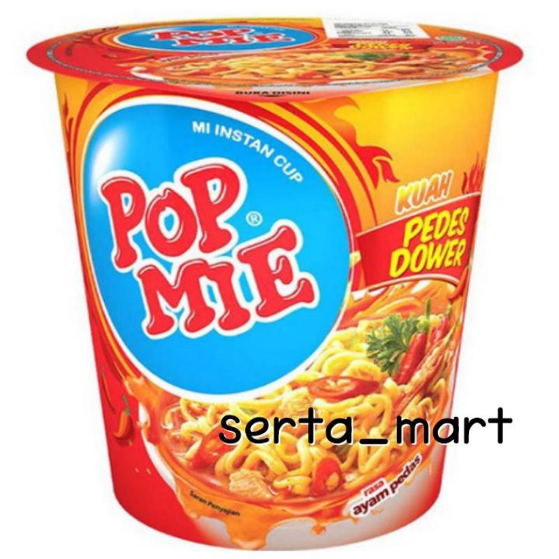 Jual Pop Mie Mi Instan Cup Kuah / Goreng 75gr - Pop Mie Mini 38gr Soto ...