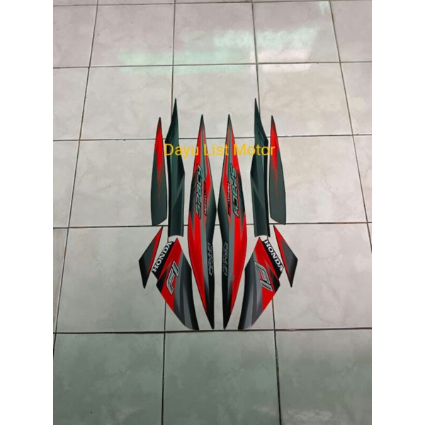 Jual striping Honda spacy fi 2013 2014 hitam | Shopee Indonesia