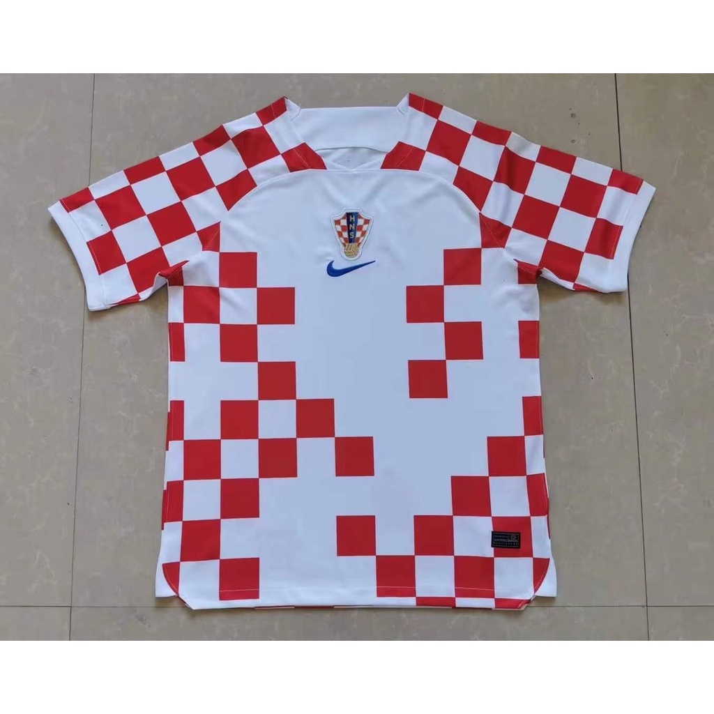 Jual Jersey Negara Piala Dunia Kroasia Home 2022 Grade Ori Impor Baju Bola Jersey Timnas Pra_nc ...