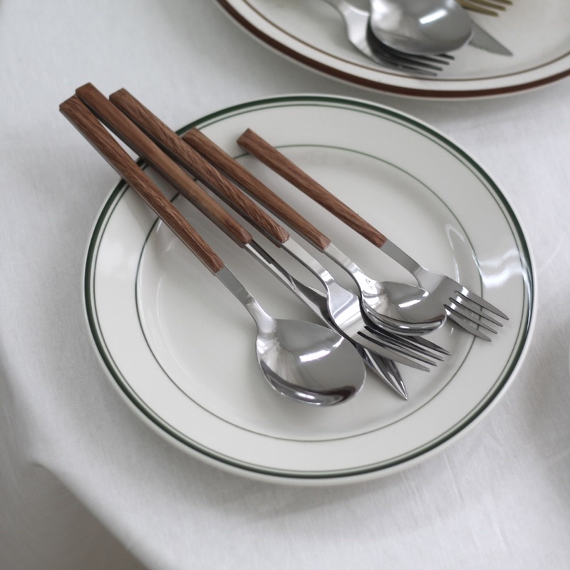 Jual Alat makan set aesthetic 5 pcs FREE Pouch Namu Cutlery Set ...