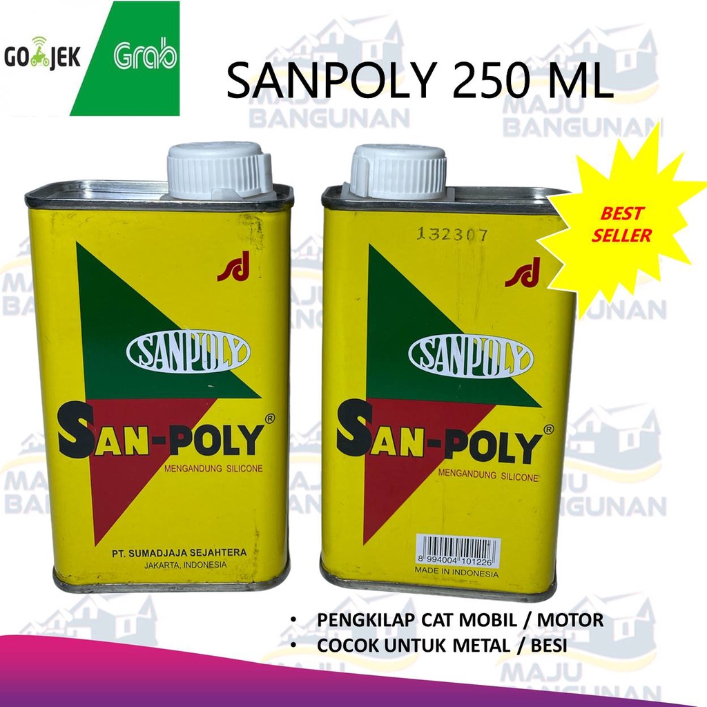 Jual SANPOLY / SAN POLY / SANPOLI POLISH 250 ml /Pengkilat Cat Motor ...