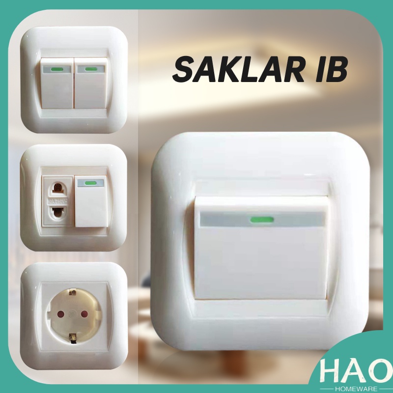 Jual SAKELAR IB MEREK CAHAYA/SAKLAR ENGKEL/SERI/STOP KONTAK ARDE/WARNA ...