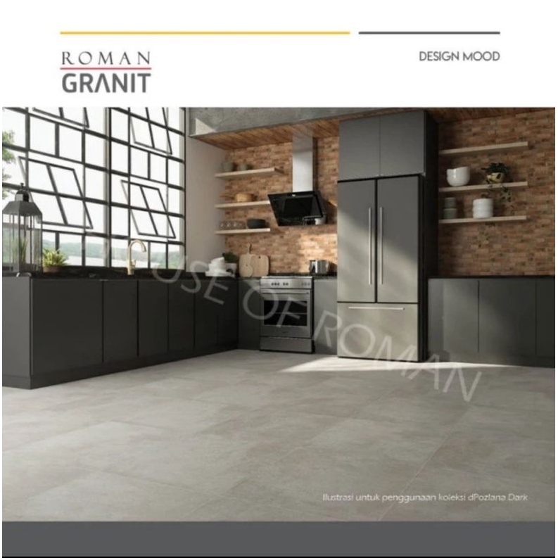 Jual Roman granit dPozlana series / dPozlana dark / dPozlana light / keramik abu-abu / keramik ...