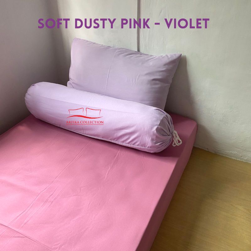 Jual Sprei Estetik Mix & Match Two Tone Polos Tanpa Embos Bahan ...