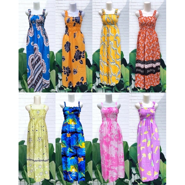 Jual DASTER KERUT DADA KHAS BALI DRESS KERUT SMOCK TALI REALPICT ...