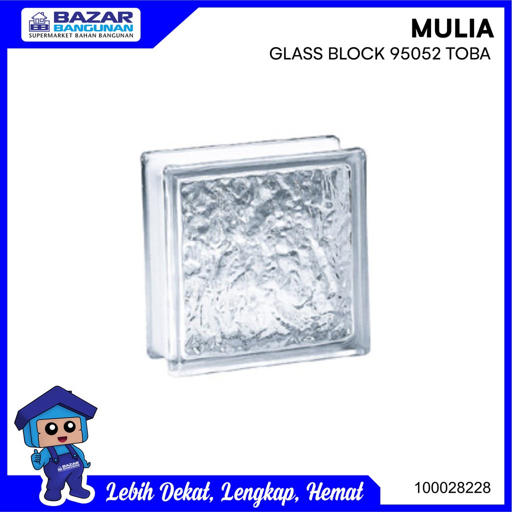 Jual Mulia - Glass Block / Gelas Blok Toba 95052 | Shopee Indonesia